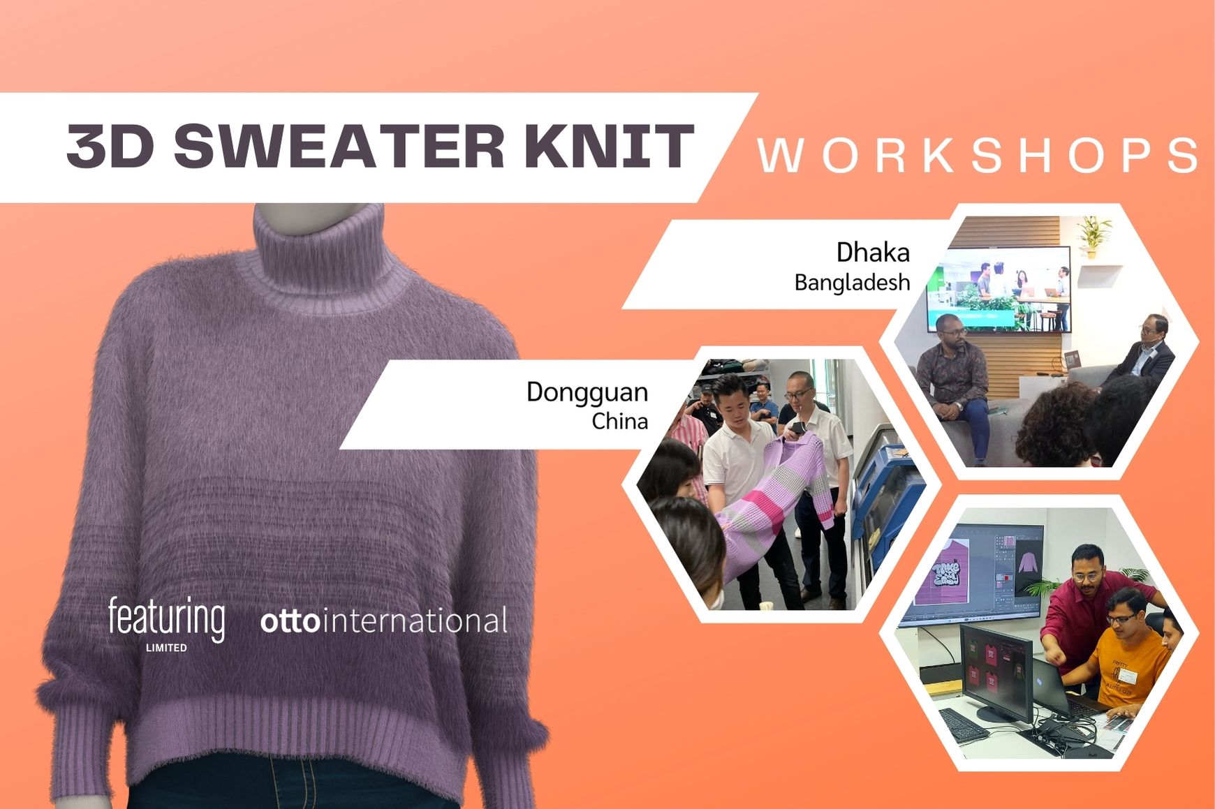 [featuring LIMITED] 3D Sweater Knit Workshops at Digi-Hubs | featuring